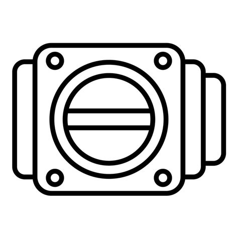Throttle Plate Line Icon 14669399 Vector Art At Vecteezy