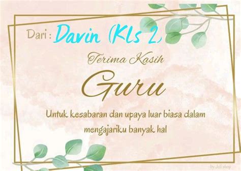 Ucapan Hari Guru Guru