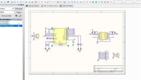 Adum5401磁隔ft232r Usb转rs232 Altium设计硬件原理图 Pcb文件 电路图下载 21ic电子技术资料下载站