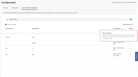 User Defined Variables Cisco Iot Operations Dashboard Cisco Devnet