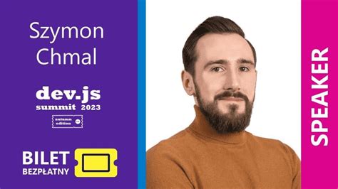 szymon chmal will speak about react hydration at the dev js summit bright inventions