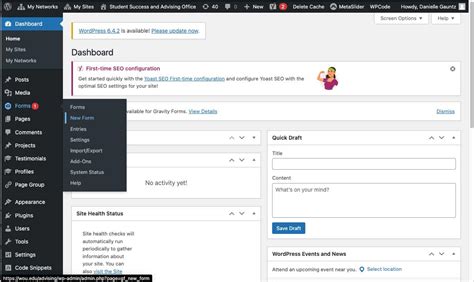 Creating Forms For Website WordPress Support