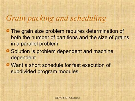 Program Partitioning And Scheduling In Advanced Computer Architecture Ppt