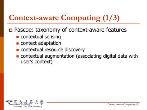 Ppt Context Aware Computing Basic Concepts Powerpoint Presentation
