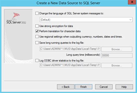 Create ODBC Database Connection In VCenter Server