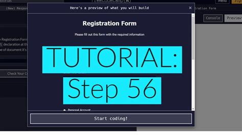 freecodecamp learn html form step 56 youtube