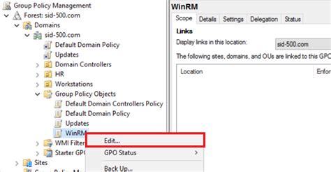 Group Policies Enabling Winrm For Windows Client Operating Systems