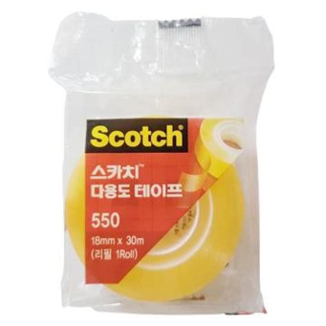 스카치™다용도테이프550리필 18mm30m3m 배민스토어
