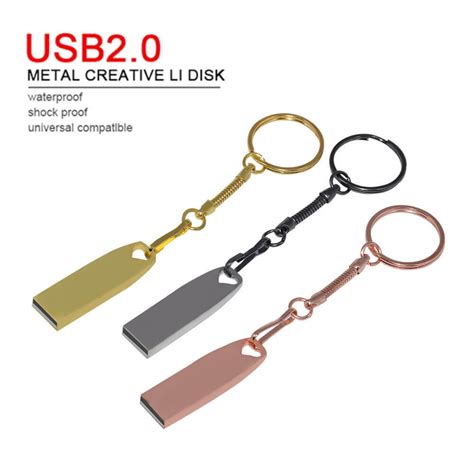 Stainless Steel USB Memory Stick With Keyring USB Flash Drive And USB Flash Drive Best Buy Price