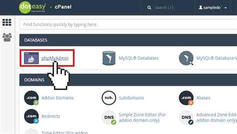 How To Manage A Mysql Database With Phpmyadmin