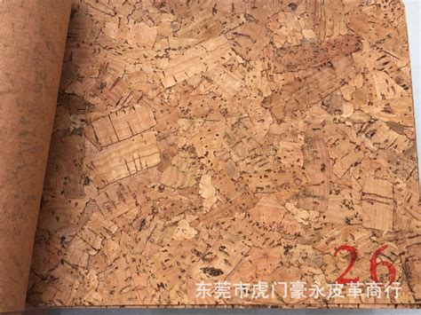 厂家直销自然特色软木纹pu皮革面料适用手袋皮具工艺品合成革 阿里巴巴