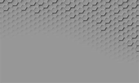 Abstract Grey Hexagon Texture 3d Geometric Pattern With Blank Space Design Modern Technology