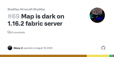 Map Is Dark On Fabric Server Issue BlueMap Minecraft BlueMap GitHub