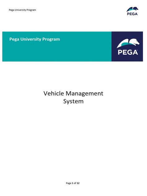 Vehicle Management System Use Case Pdf
