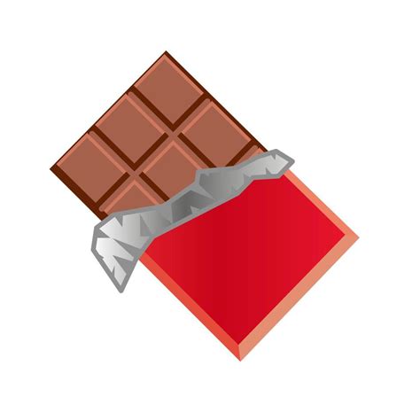 Simple Milk Chocolate Bar Large Size Of Emoji Food 19049772 Vector Art