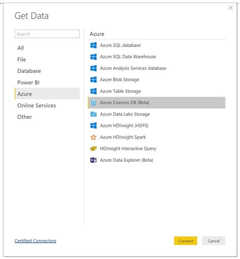 Cosmosdb Graph And Powerbi Getting The Data Alex Tech Blog