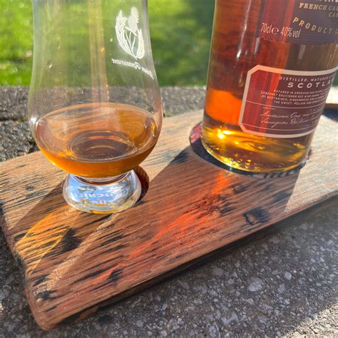 Whisky Glass Bottle Flight Tasting Tray Whisky Tasting Board Whisky