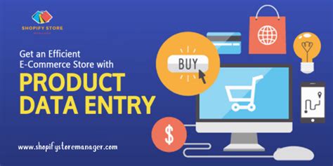 Shopify Store Product Data Entry Services