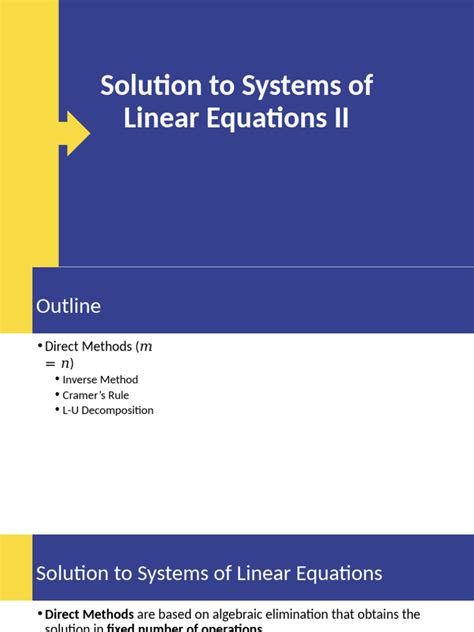05 Solution To Systems Of Linear Equations Ii Pdf Matrix