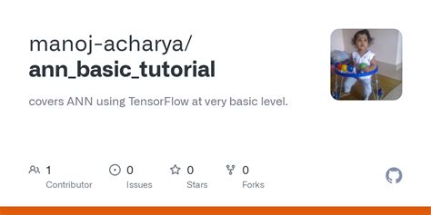 Github Manoj Acharyaannbasictutorial Covers Ann Using Tensorflow