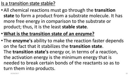 Conventional Transition State Theory Pptx