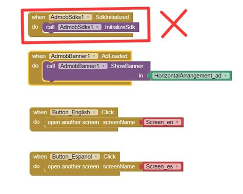 Admob Implementation Mit App Inventor Help Mit App Inventor Community