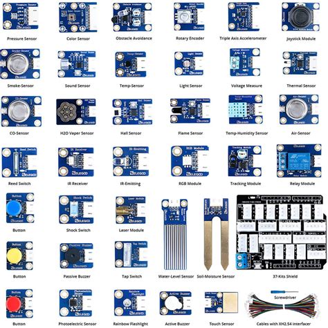 Elegoo 37 In 1 Sensor Modules Kit V3 0 With Tutorial Compatible With