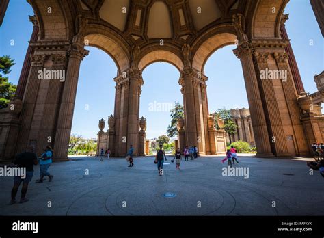 Inside The Dome Of The Palace Of Fine Arts In San Francisco California