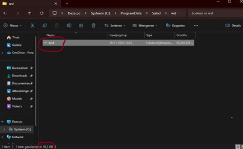Is It Normal That My Wsl File Ext4 Is 59 4 Gb R Saladchefs