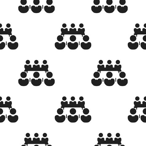 회의 아이콘 그림 프리미엄 벡터