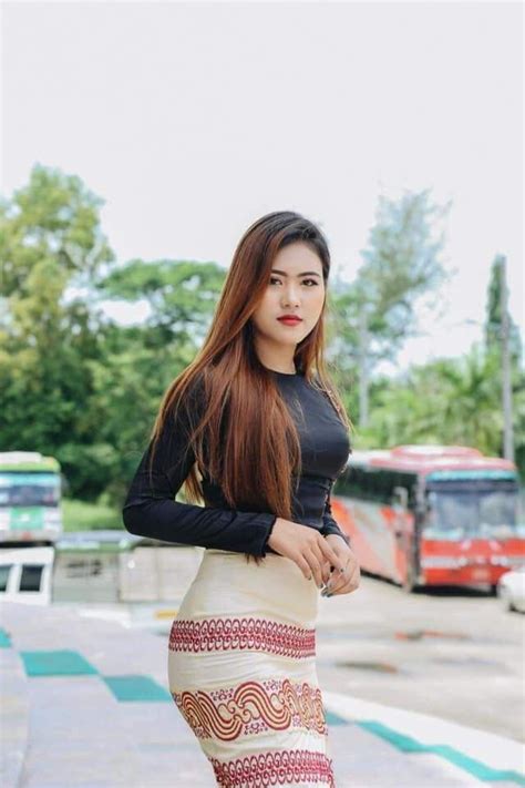 Pin On Myanmar Girls