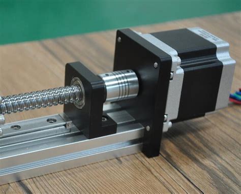 Threaded Rod Linear Guide Rail With Motor And Ball Screw For CNC Linear Actuator 500MM Free