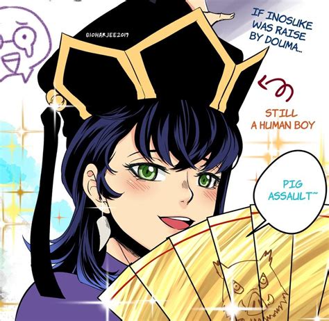What If Inosuke Was Raised By Douma Art By Lawsnow56 On Twitter R