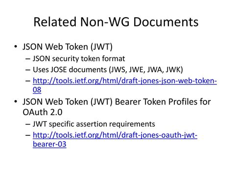 Oauth Assertion Documents Ppt Download
