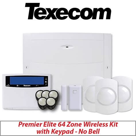TEXECOM WIRELESS KIT KIT W CONTROL PANEL WITH WIRED KEYPAD NO BELL Doris CCTV