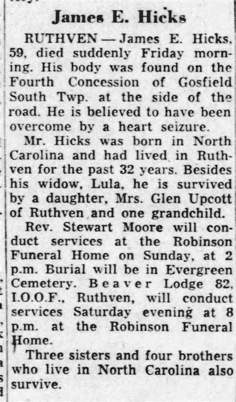 James E Hicks 1898 1957 Find A Grave Memorial
