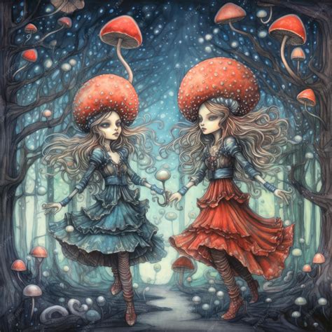 Premium Ai Image Alin Mushrooms Scary Trypophobia Art Illustration