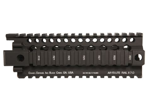 Daniel Defense Lite Rail Ii Ar 15 Quad Rail Handguard 7 Black