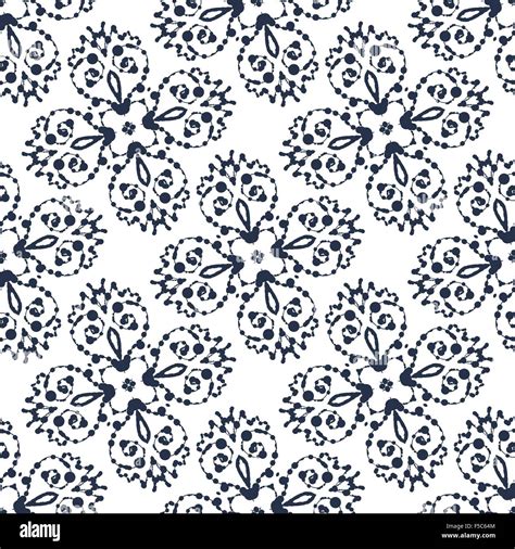 Seamless Tile With Abstract Blobs Stock Vector Image And Art Alamy