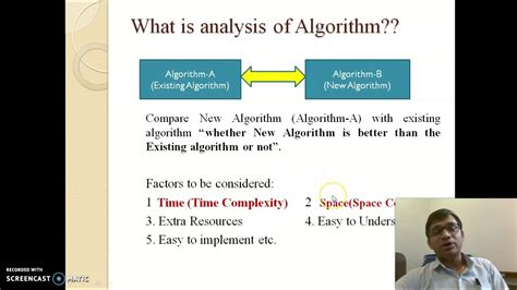 Analysis Of Algorithm Basics Part 1 Time Complexity Space Complexity Approach Of Algorithm