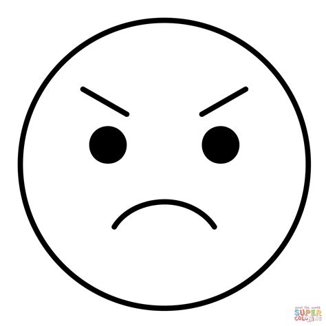 Pouting Face Emoticon