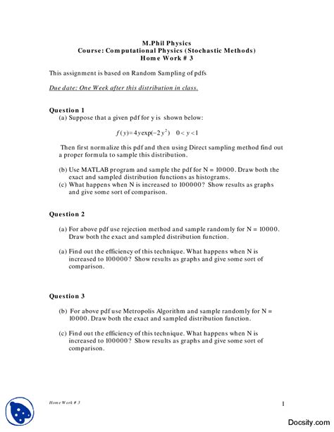 Rejection Method Direct Sampling Method Metropolis Algorithm
