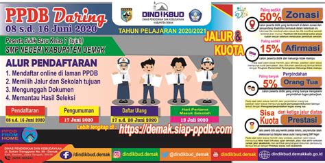 Informasi Ppdb Daring 2020 Dinas Pendidikan Dan Kebudayaan
