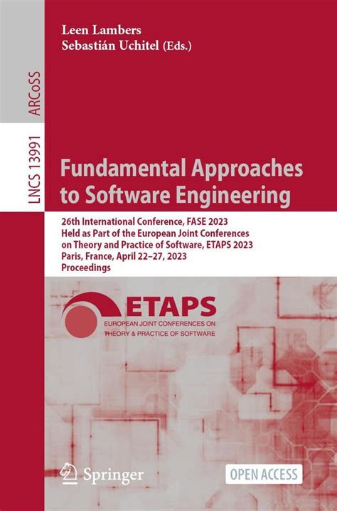 Fundamental Approaches To Software Engineering Buch Jpc