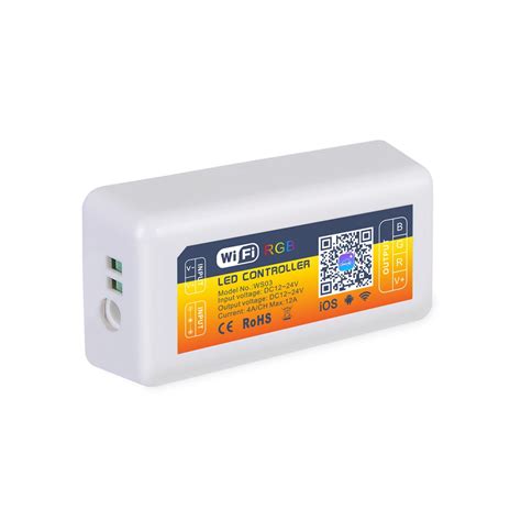 DC12 24V 12A Smart Wifi APP Control RGB LED Strip Light Controller Work With Alexa Google