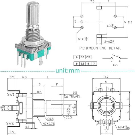 Alps Rotary Encoder Datasheet Complete Specifications And Technical Details
