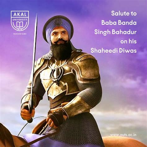 Salute To Baba Banda Singh Bahadur On His Shaheedi Diwas Banda Guru
