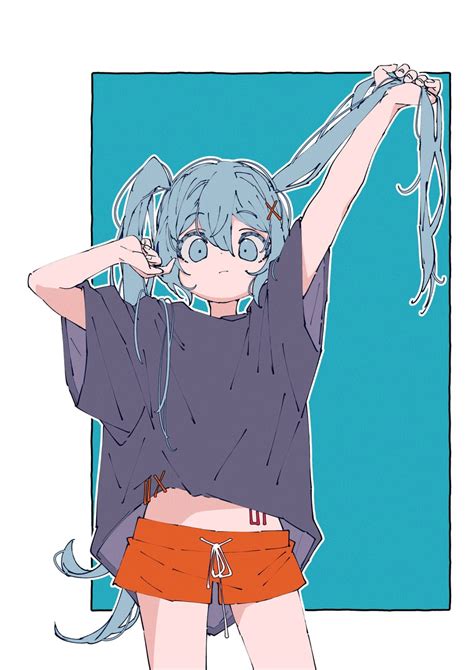 Hatsune Miku Vocaloid Drawn By Bokarokaku Danbooru