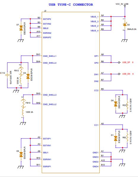 Voltage Can Unused USB Type C Pins Be Shorted Together Electrical Engineering Stack Exchange