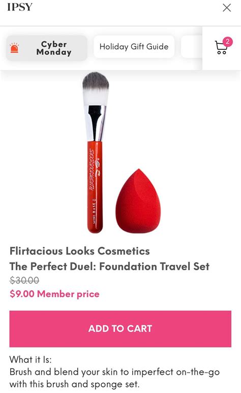 The Great Ipsy Cyber Monday Deals With The Flashy Banners And E Mails